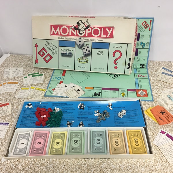 1985 Monopoly - Etsy