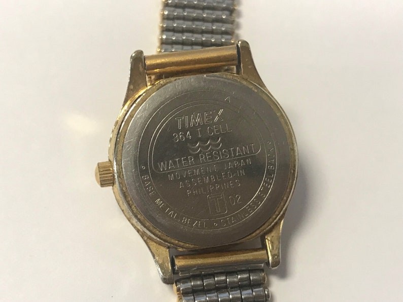 Vintage Timex 364 T Cell Moon Phase Watch Japan Movement Gold - Etsy