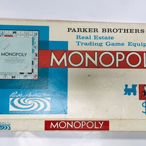 Vintage 1970’s Monopoly Board Game No 9 General Mills Complete - Etsy
