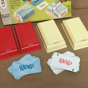 Vintage Rack-o Racko Card Game Complete in Original Box Milton Bradley ...
