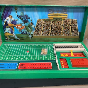 Vinatge 1971 Mattel Talking Football Offical Hear-it-happen Game 100% ...