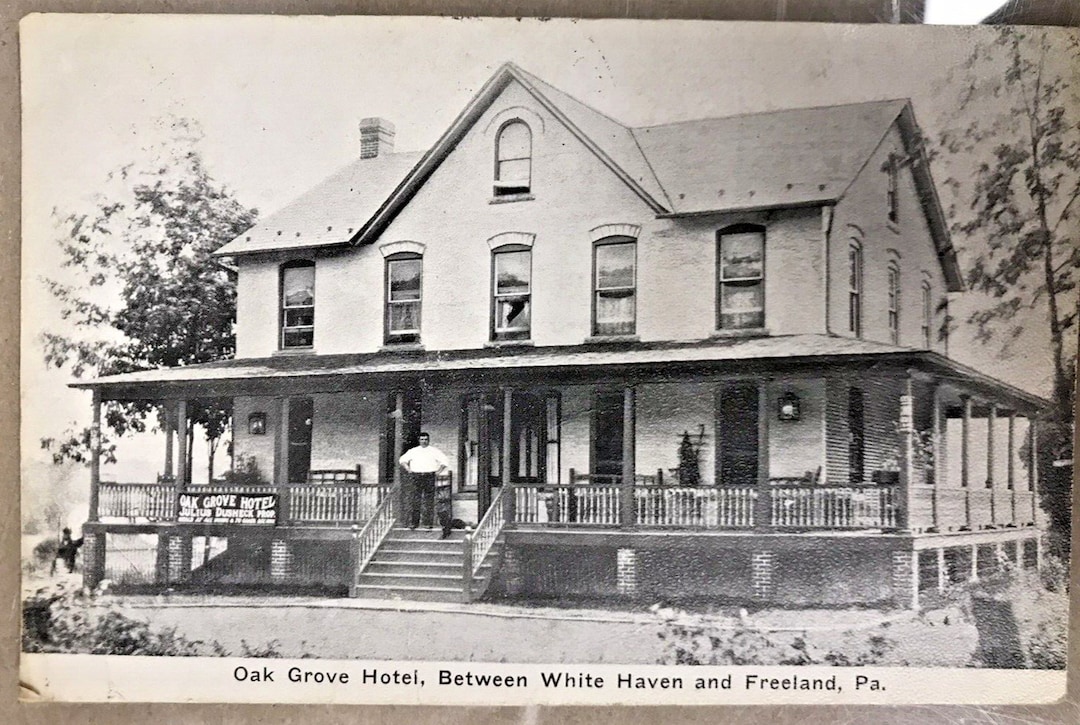 Vintage Oak Grove Hotel Post Card With 1 Cent Stamp - Etsy