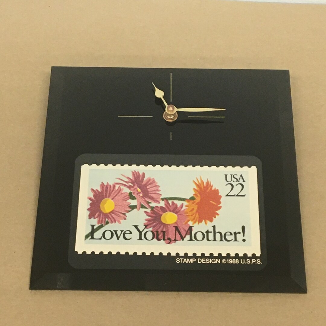 Vintage 1989 USPS Love You, Mother Postage Stamp Clock-wise Beverly ...