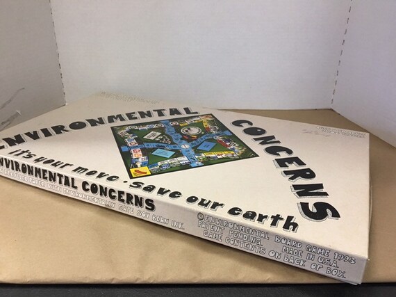 Vintage Rare Environmental Concerns Board Game Complete In Box Toys ...