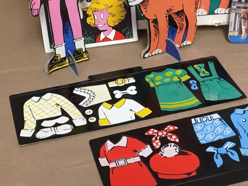 Vintage Little Orphan Annie Colorforms Dress up Set - Etsy