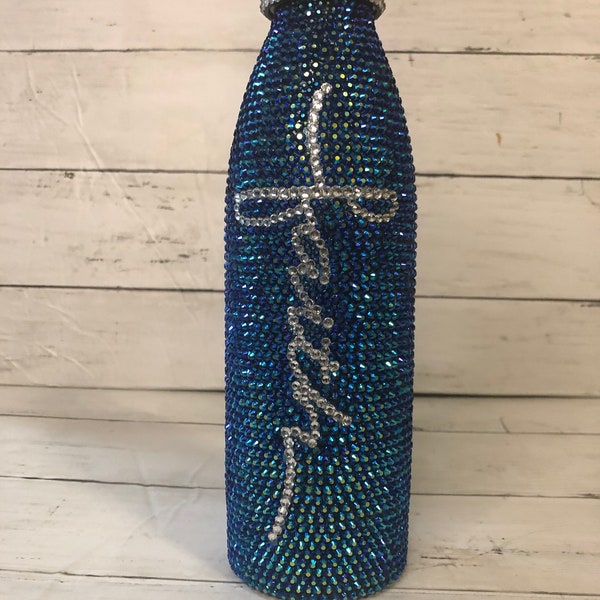 Rhinestone Bottle - Etsy