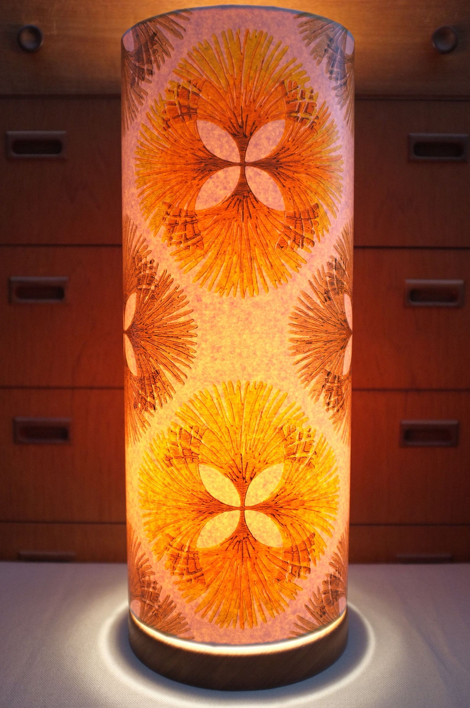 Retro Lamp Original Mid-century Paper - Etsy