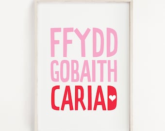 Cariad Print - Etsy UK
