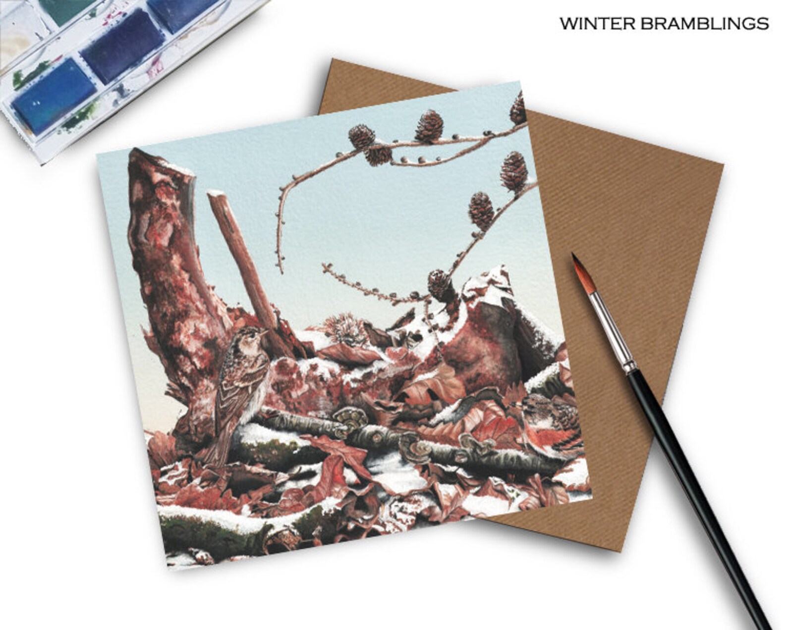 Nature Cards Art Cards Pack Watercolour Cards Art Cards | Etsy