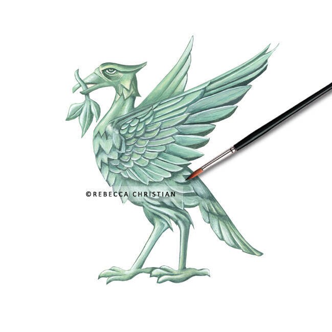 Liverpool Liverbird Card Liver Bird Card Liver Building - Etsy UK