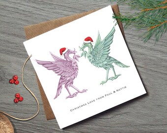 Mistletoe Liverpool Christmas Card Mistletoe Liverpool Liver Bird ...