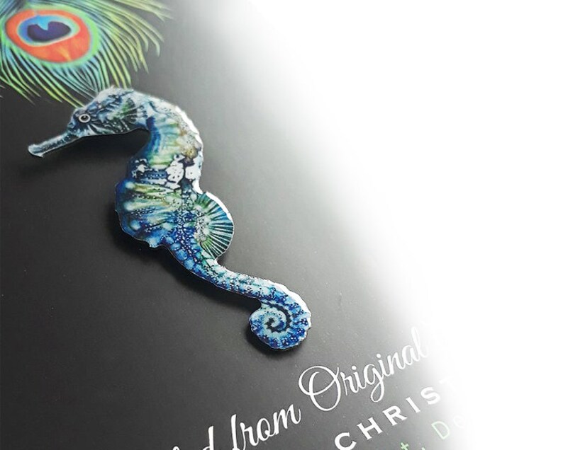 Seahorse Necklace Seahorse Brooch Seahorse Gifts - Etsy