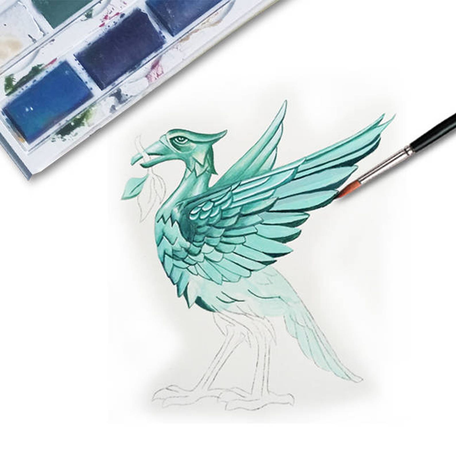 Liverpool Liverbird Card Liver Bird Card Liver Building - Etsy UK