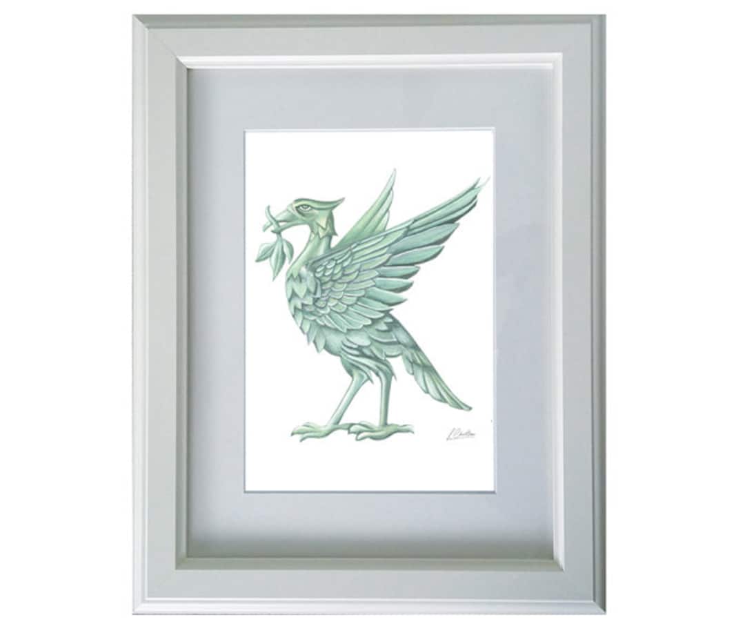 Liverpool Print - Liverpool Liver Bird Art Print - Liverpool Prints ...