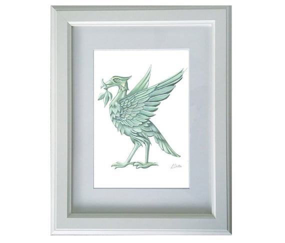 Liverpool Print Liverpool Liver Bird Art Print Liverpool | Etsy