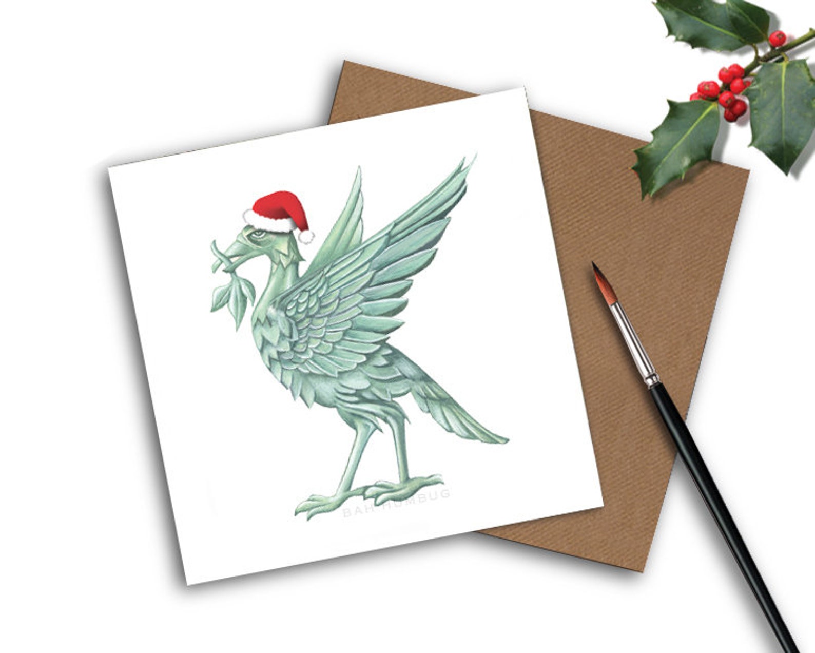 Liverpool Christmas Card Liver Bird Christmas Cards Liver - Etsy UK