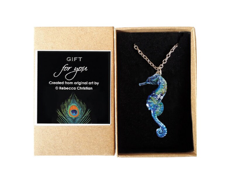Seahorse Necklace Seahorse Brooch Seahorse Gifts - Etsy