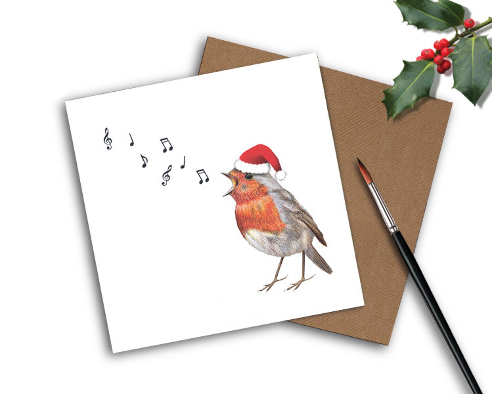 Robin Christmas Card Robin Christmas Card Pack Robin Cards | Etsy