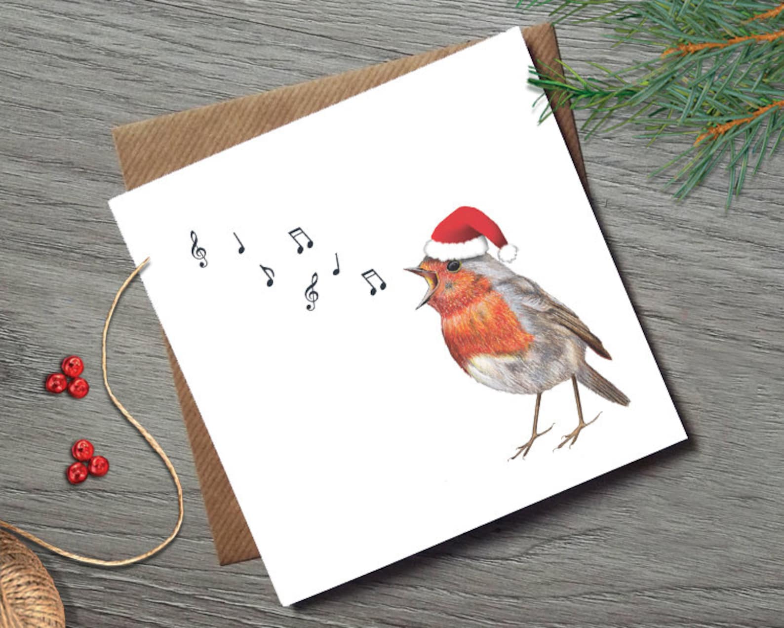 Robin Christmas Card Robin Christmas Card Pack Robin Cards | Etsy