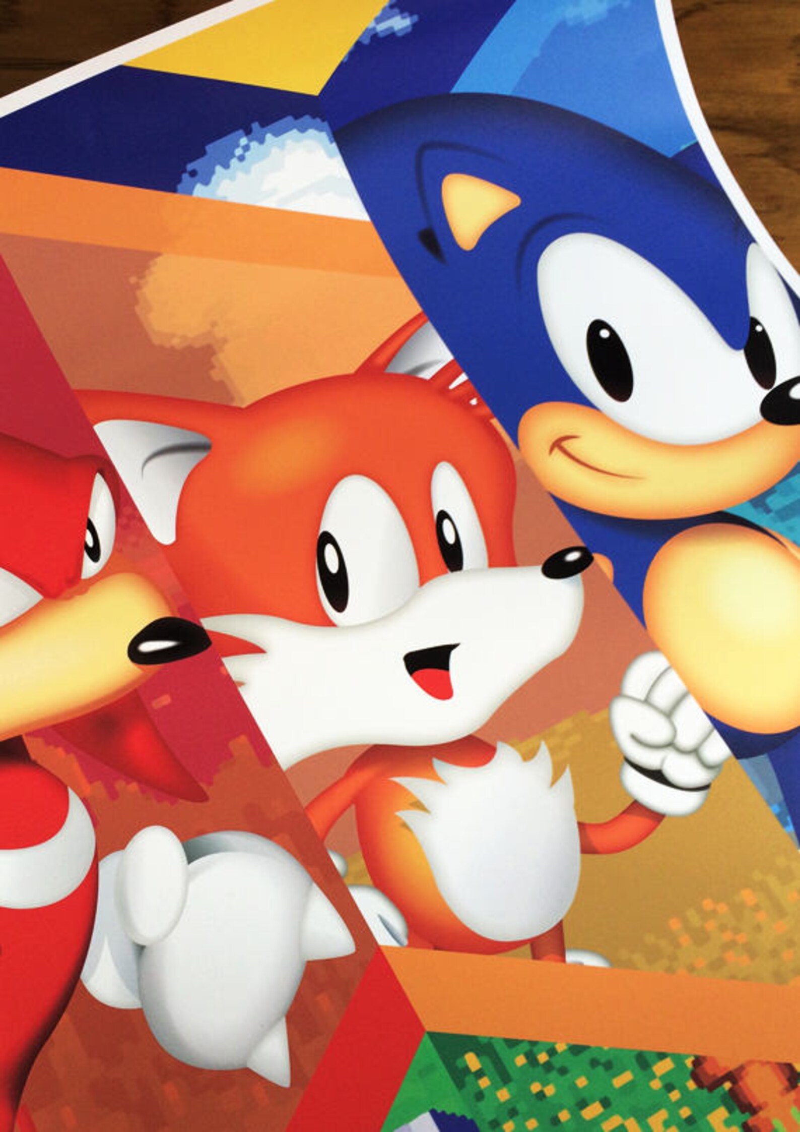 Sonic Trilogy Countdown Signed Video Game Wall Art Poster / Fine Art ...