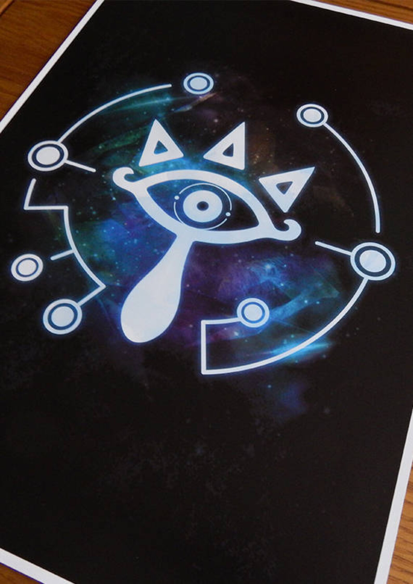 Legend of Zelda Sheikah Eye Signed Video Game Wall Art Poster / Fine ...