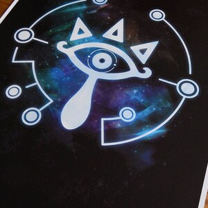 Legend of Zelda – Sheikah Eye Signed Video Game Wall Art Poster / Fine ...