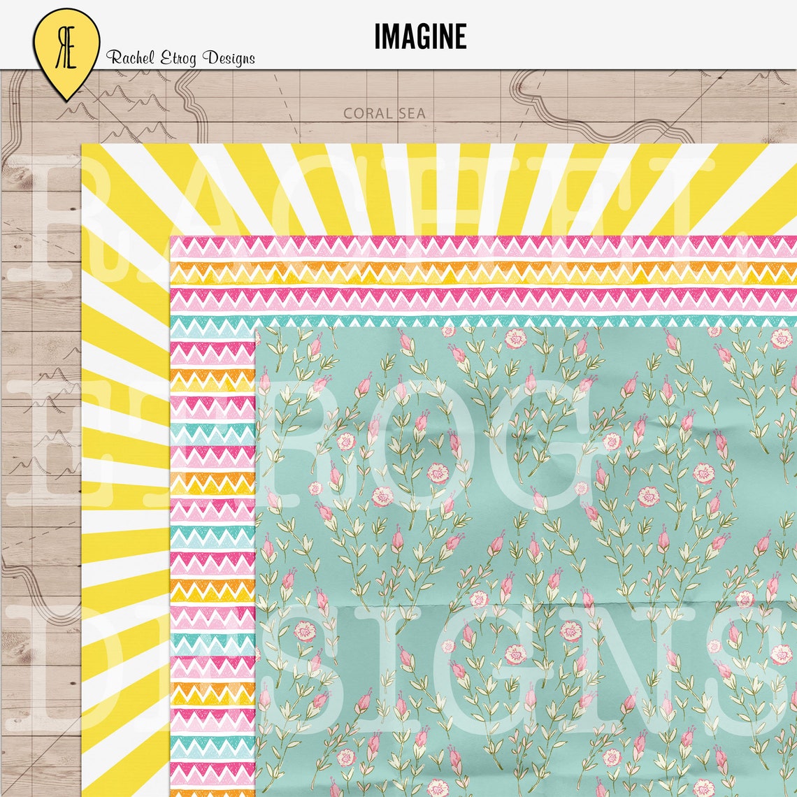 Imagine Digital Scrapbooking Kit, Fairytale Scrapbooking Embellishments ...