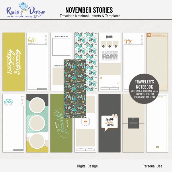 Printable Tn Inserts - Etsy