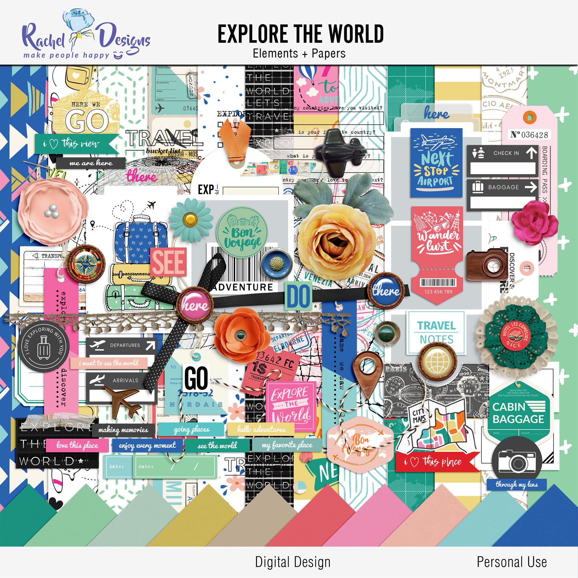Explore the World Digital Collection, Travel Digital Elements ...