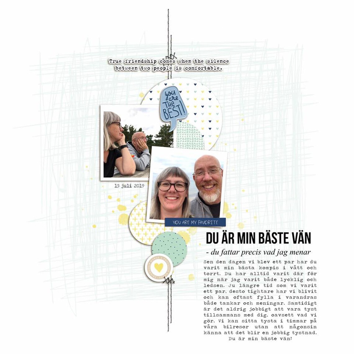 Friendship Digital Scrapbooking Elements, Printable Scrapbooking ...