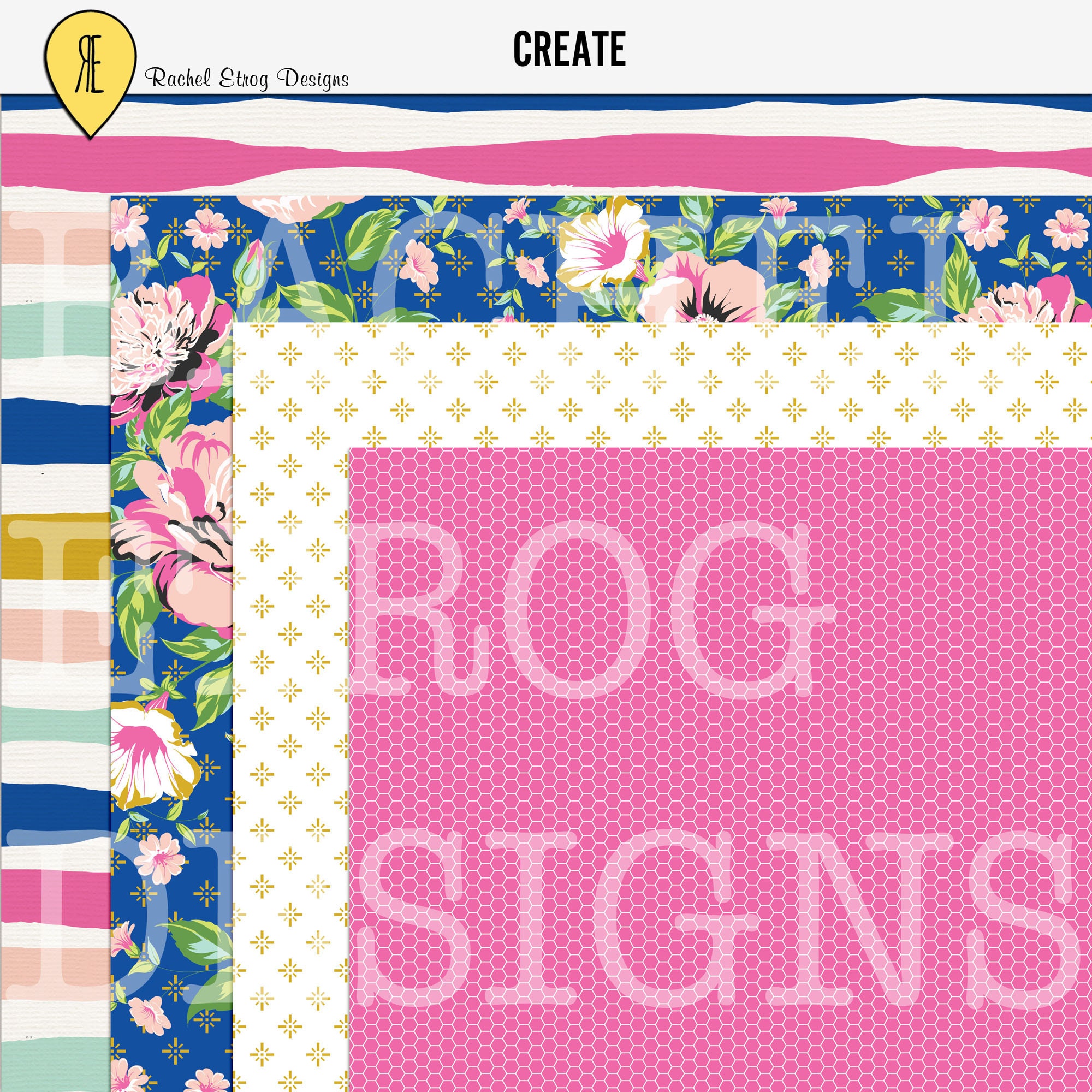 Create Digital Papers Pack Printable Abstract Papers Digital - Etsy