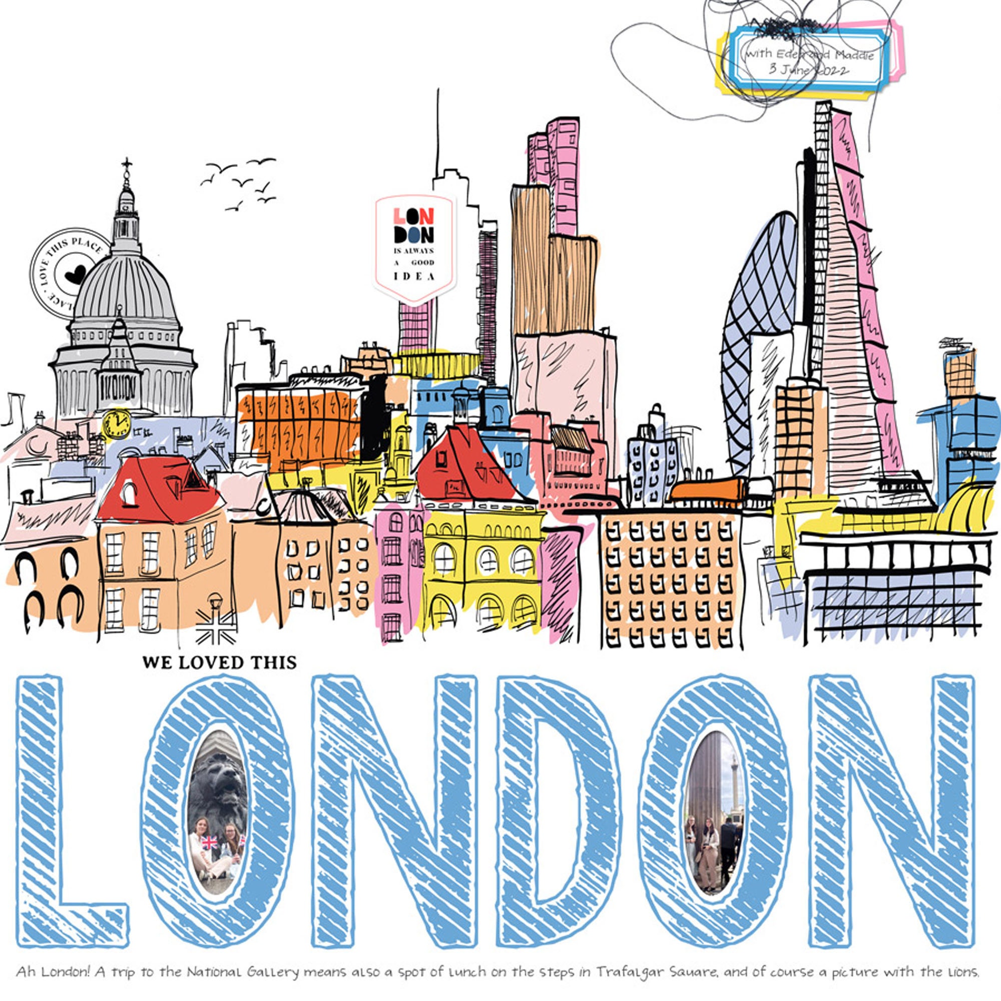 London Calling Digital Scrapbooking Elements, Digital London Elements ...
