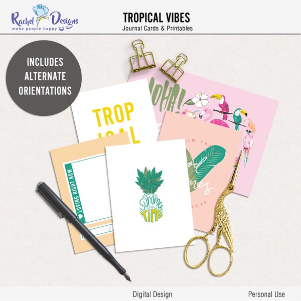 Journal Cards Printable - Etsy