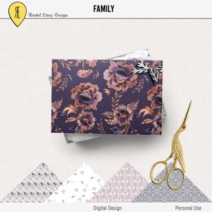 Family Digital Scrapbooking Kits, Digital Family Elements, Family ...