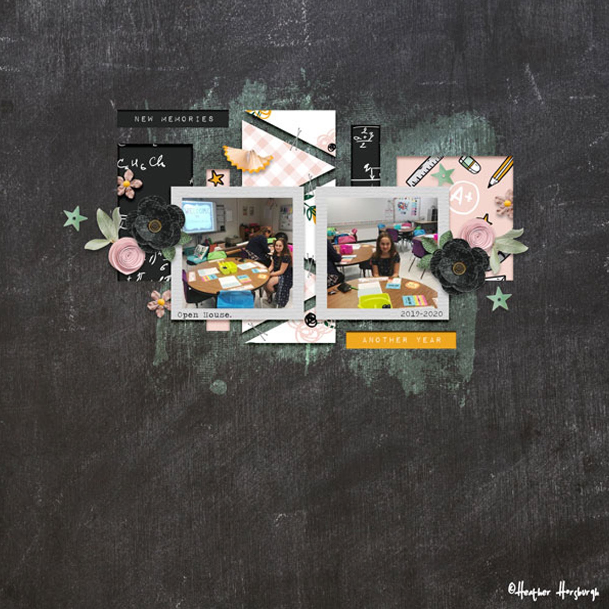 School Days Digital Scrapbooking Kit Digital School Elements - Etsy UK