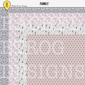 Family Digital Scrapbooking Kits, Digital Family Elements, Family ...