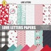 Love Letters Digital Scrapbooking Kit, Mix Scrapbooking Elements ...