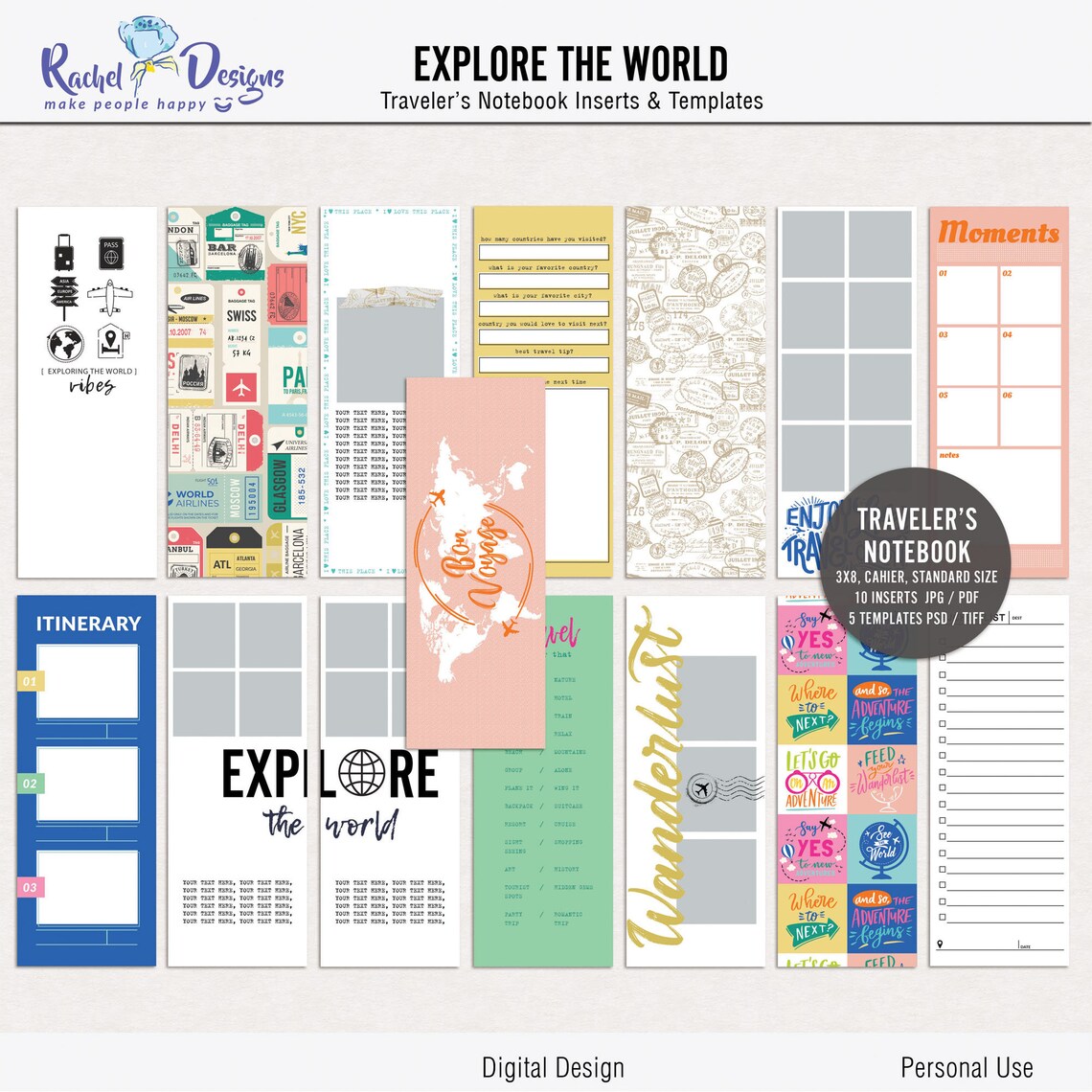 Explore the World Digital Collection, Travel Digital Elements ...