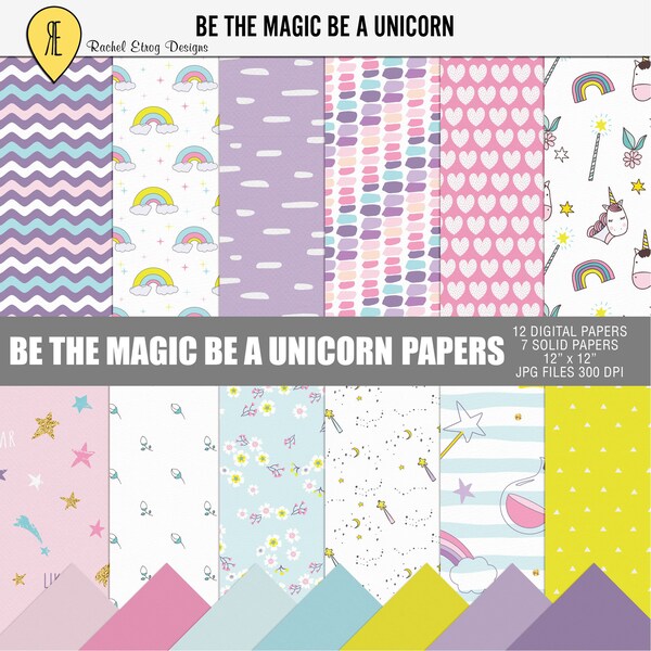 Unicorn Papers - Etsy
