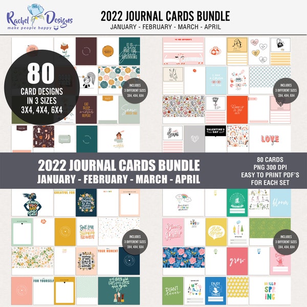 Project Life Cards - Etsy