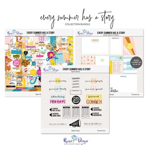 Every Summer Has A Story Digital Scrapbooking Collection, Summer ...