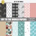 Christmas Joy to the World Digital Paper Pack, Christmas Printable ...