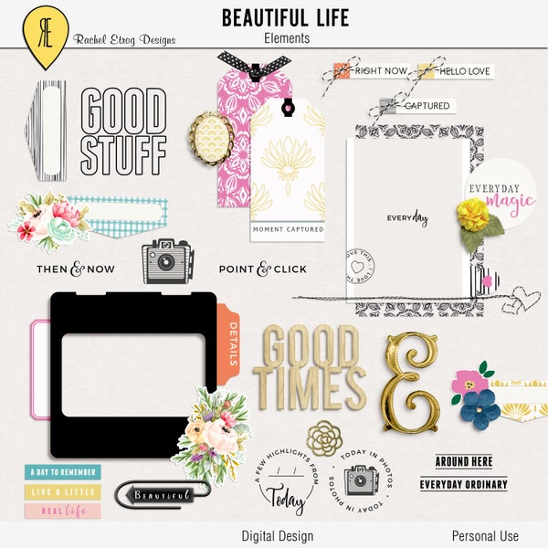 Scrapbook Kit Digital - Etsy