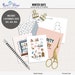 Winter Days Digital Journal Cards, Printable Pocket Cards, Winter ...