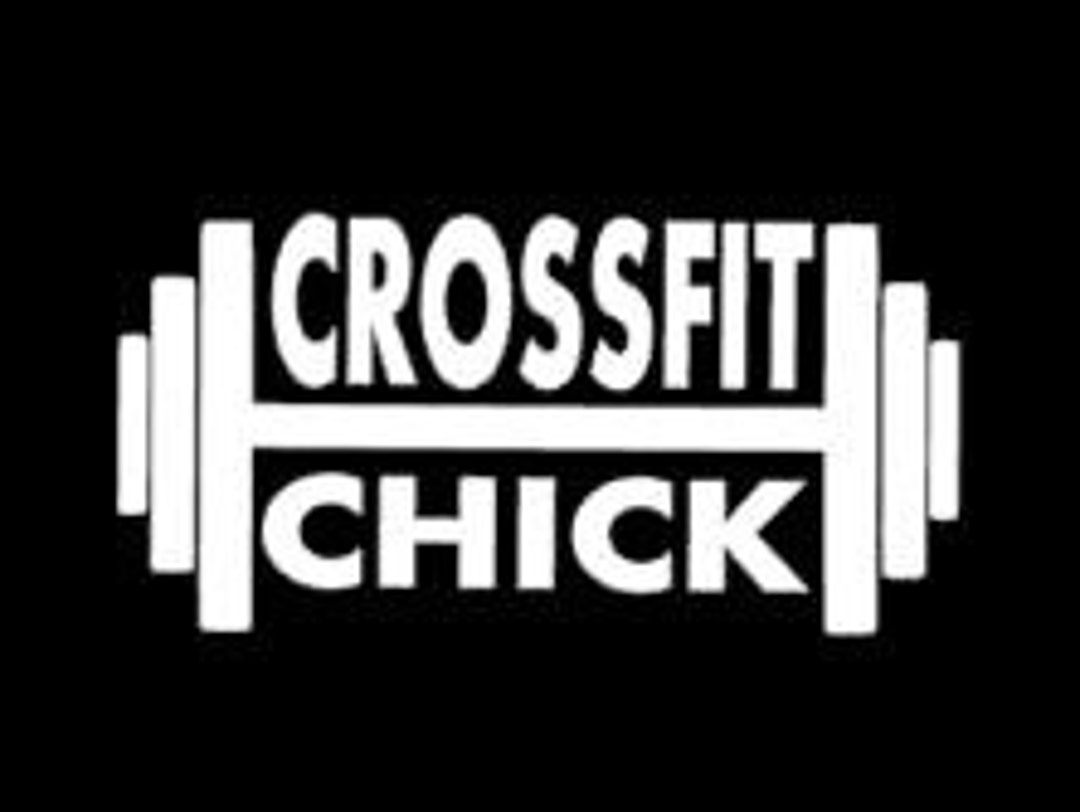 Crossfit Chick Car Decal additional Colors Available - Etsy