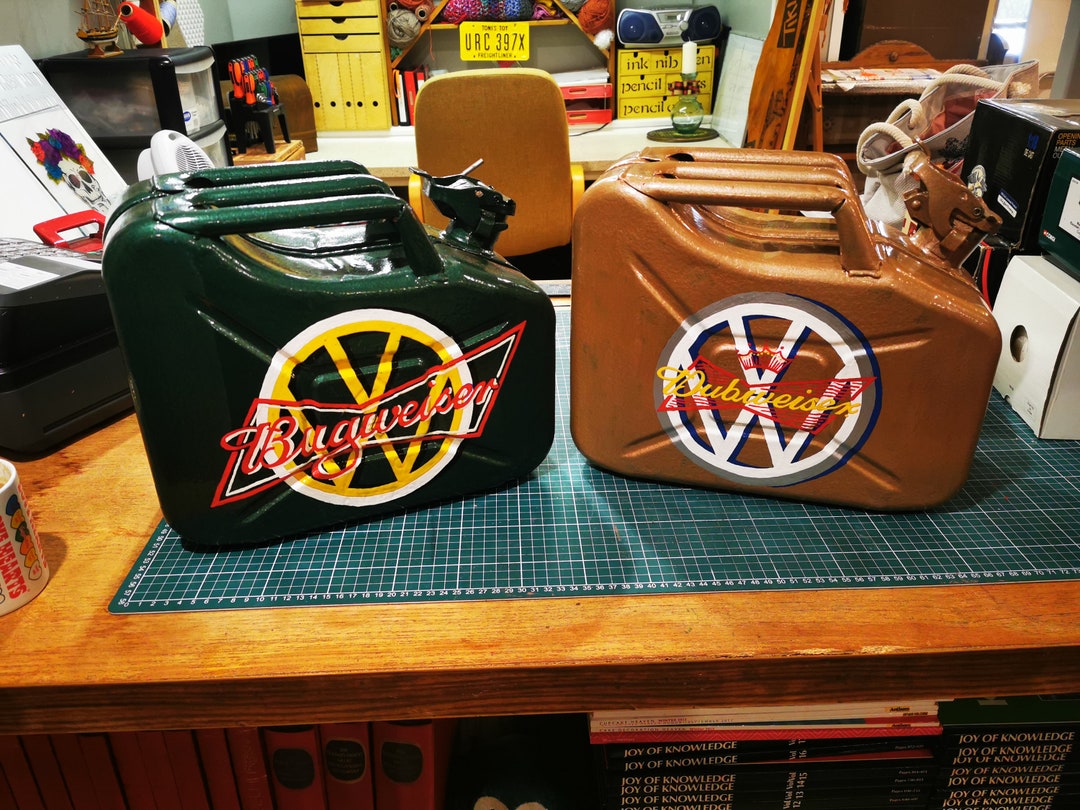 Retro Hand-painted Fuel Cans - Etsy