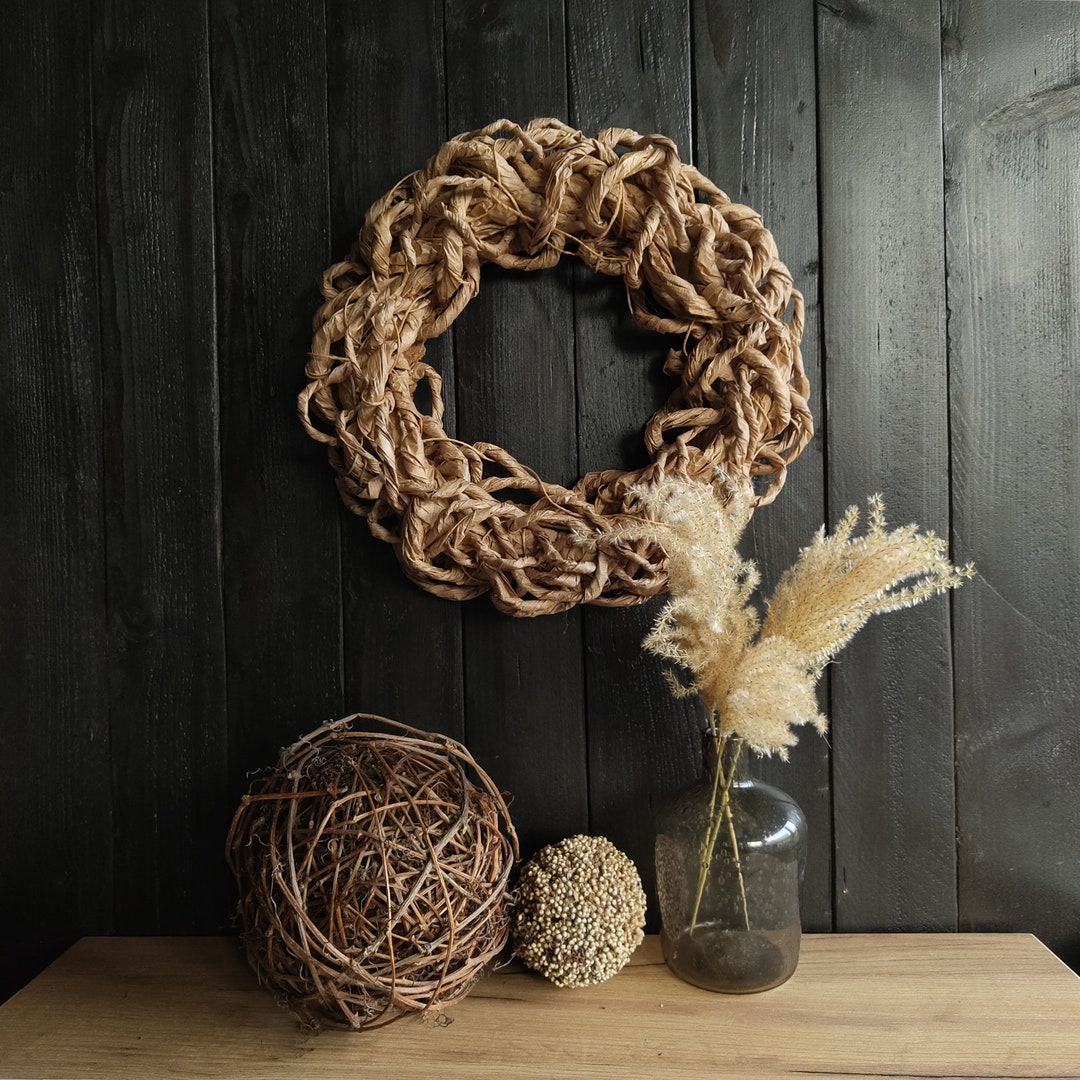 Cottagecore Wreath Papercraft Wall Decor Creative Gift Paper Decoration ...