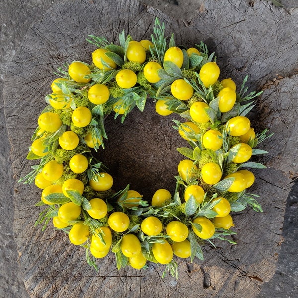 Lemon Wreath - Etsy