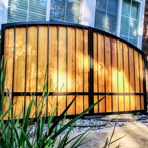 Wooden Driveway Gate Kit - Etsy