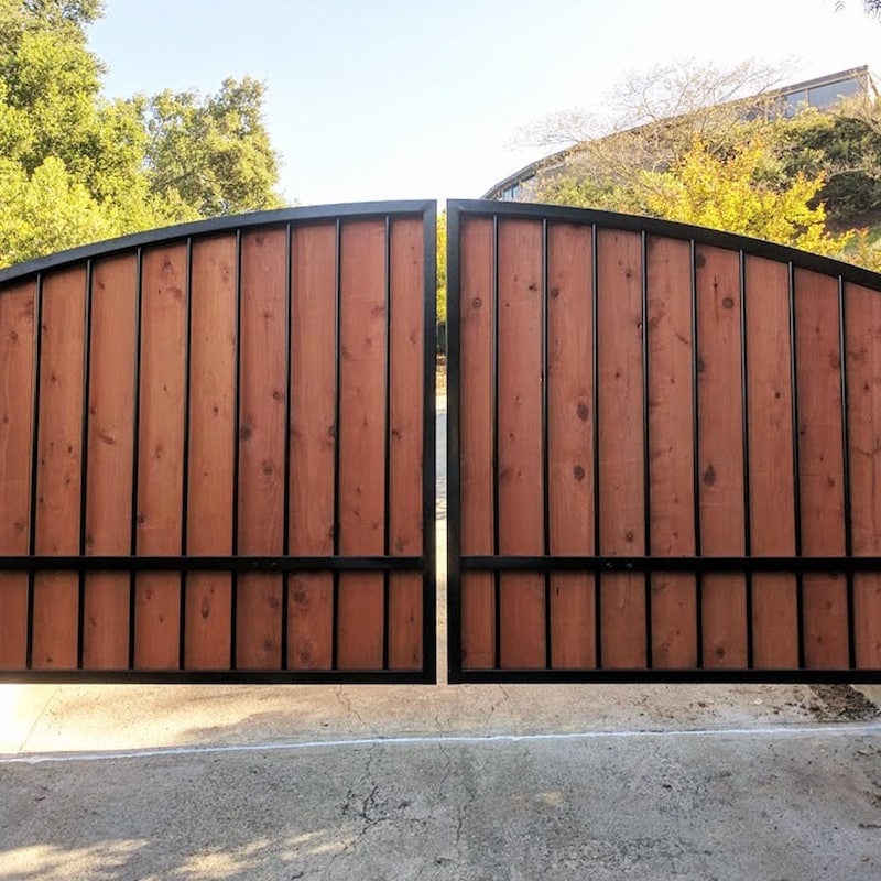 Wooden Driveway Gate Kit - Etsy
